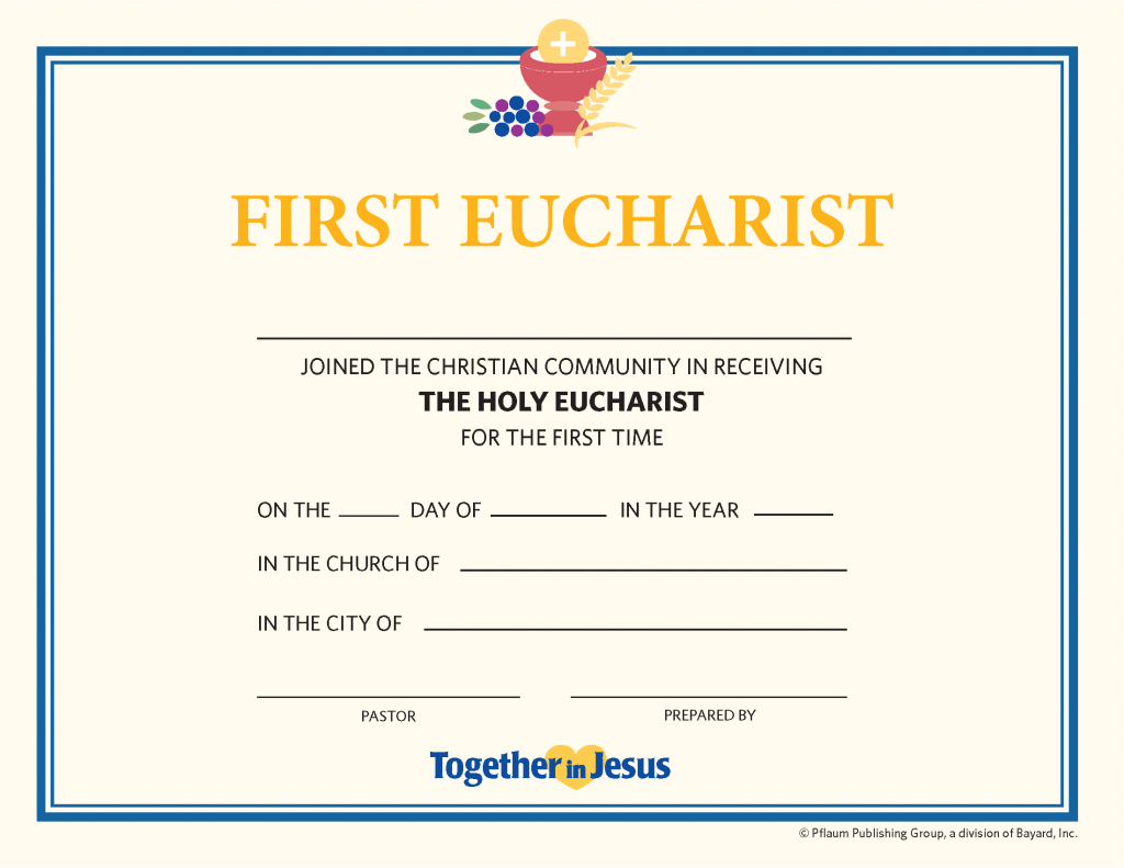 First Eucharist – Pflaum Publishing Group
